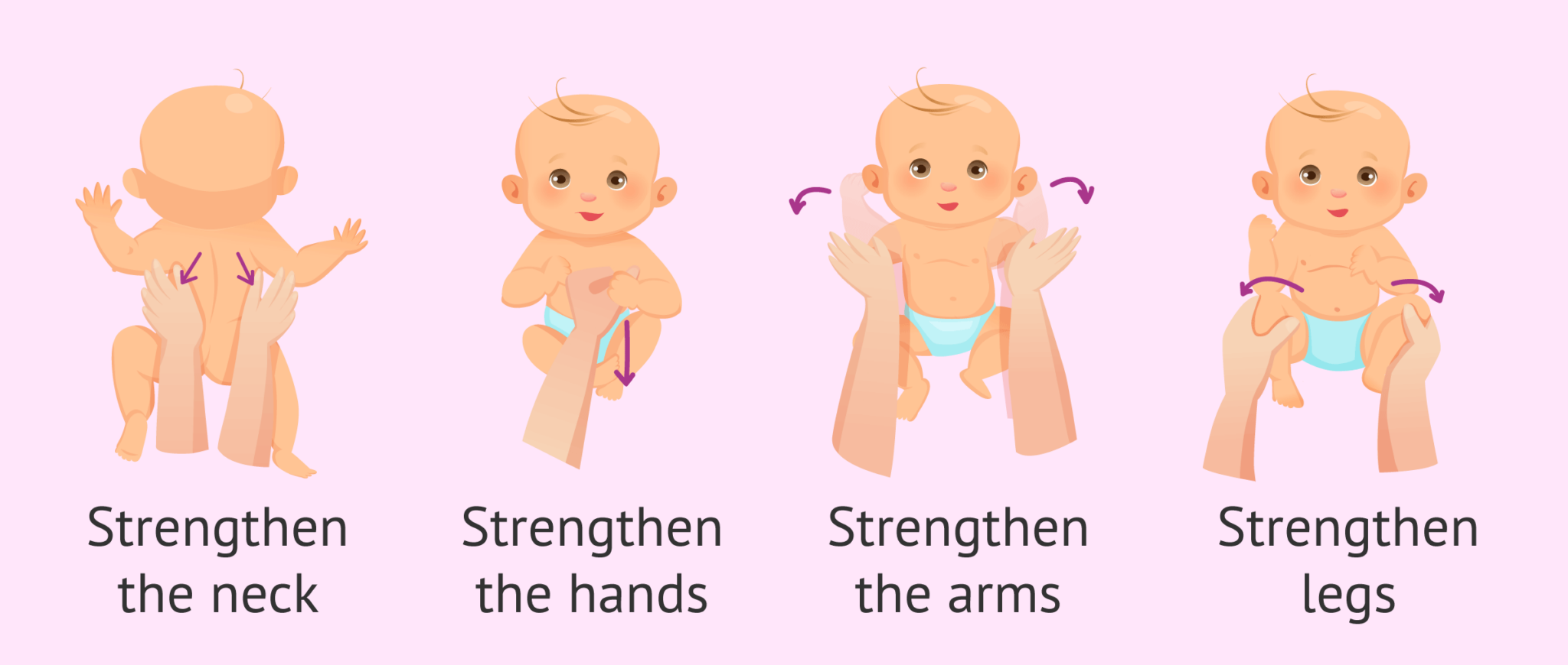Stimulation exercises for babies
