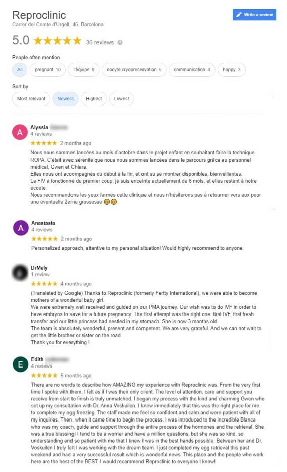 Reproclinic reviews