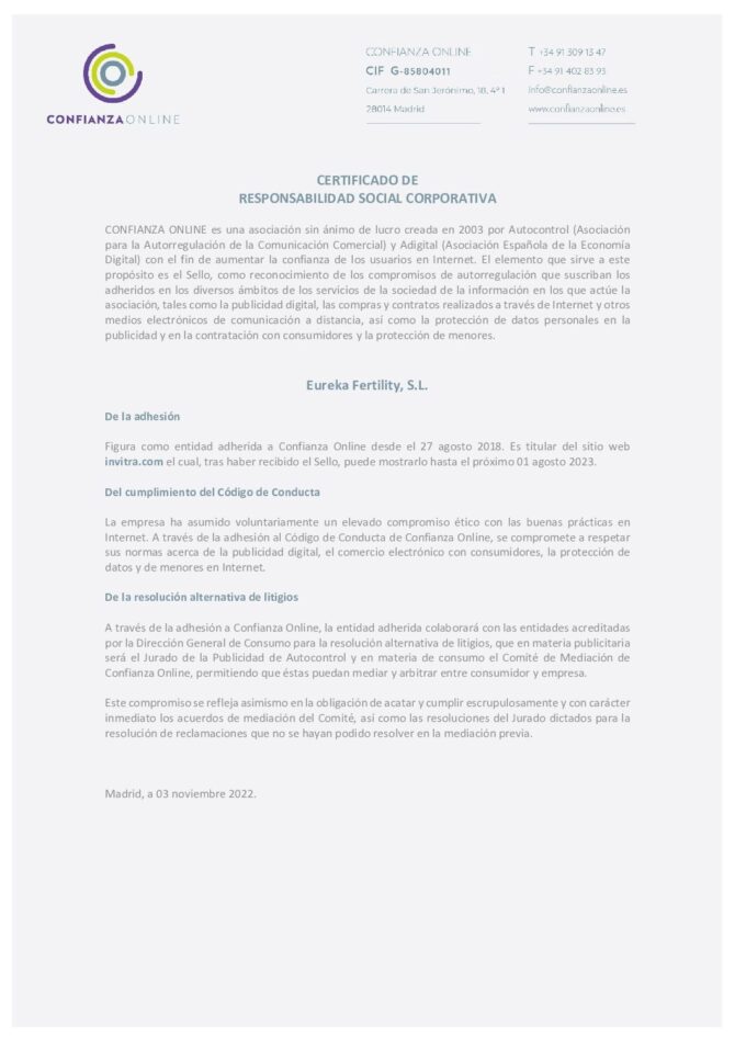 Certificado RSC-2022-invitra